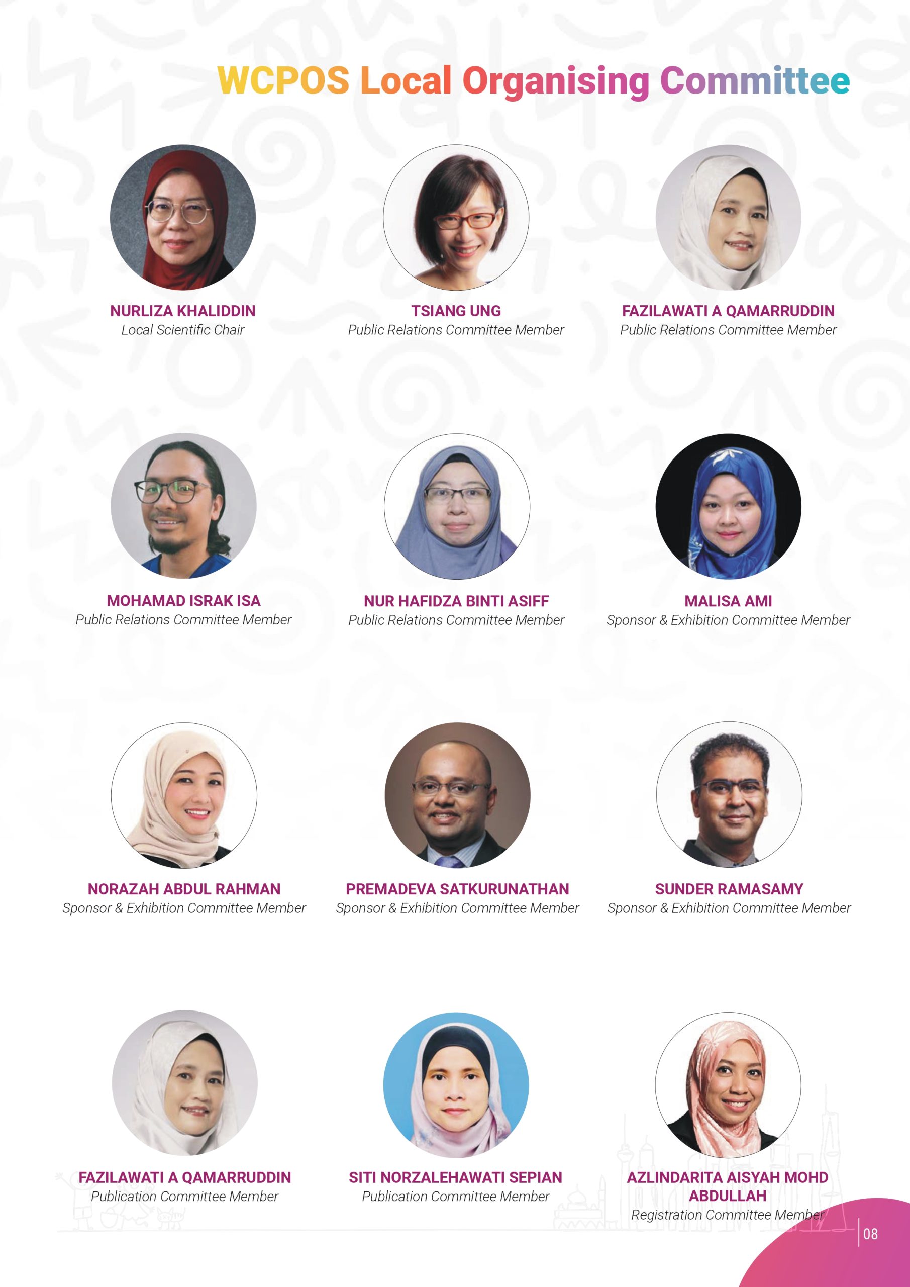 Committee Wcpos V 2024